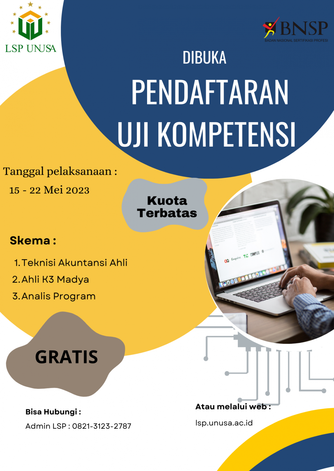 Pendaftaran Uji Kompetensi 2023