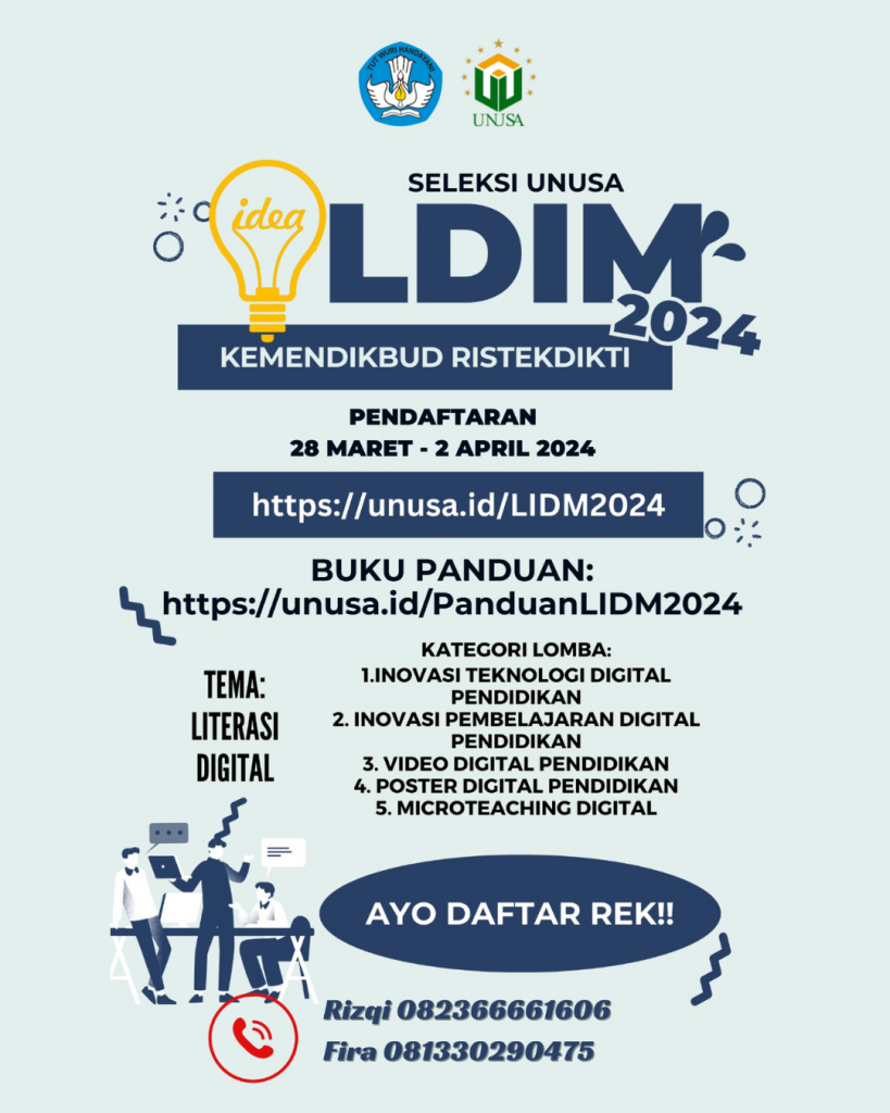 PENDAFTARAN LIDM UNUSA 2024