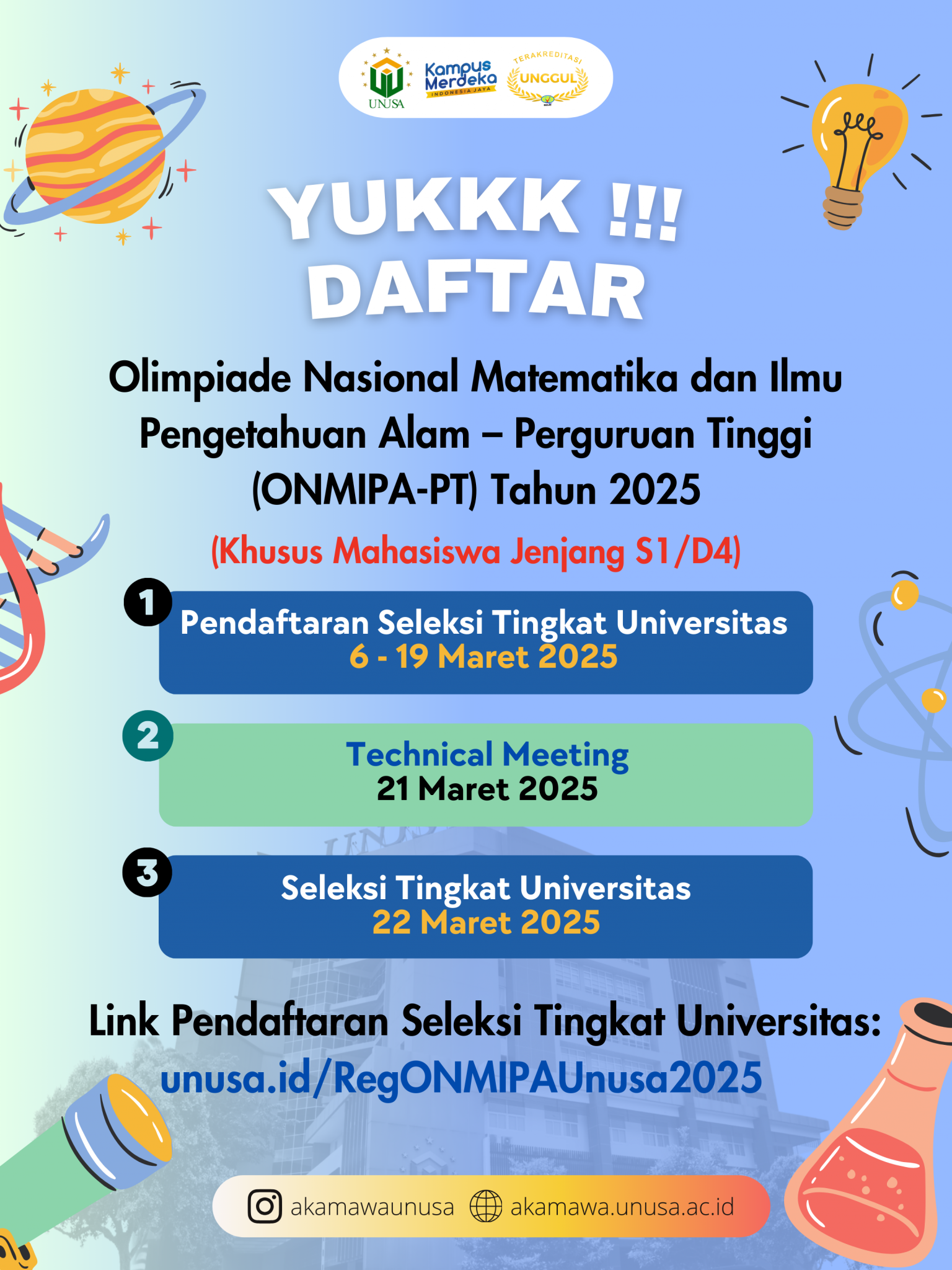 Olimpiade Nasional Matematika dan Ilmu Pengetahuan Alam – Perguruan ...