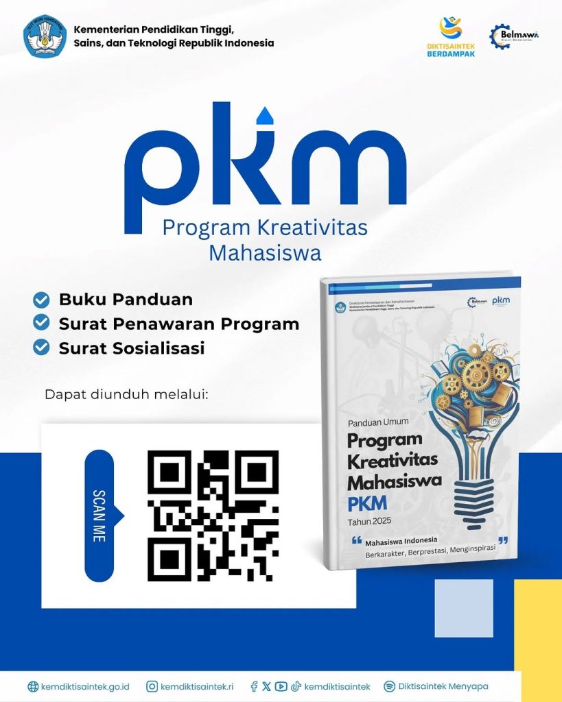 Buku Panduan Program Kreativitas Mahasiswa (PKM) 2025 kini telah ...