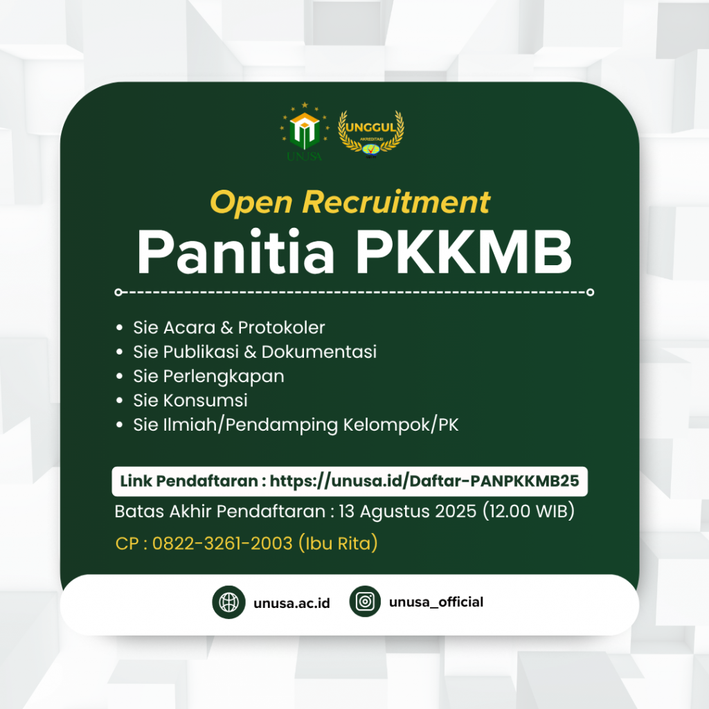 August 2025 – Akademik dan Kemahasiswaan